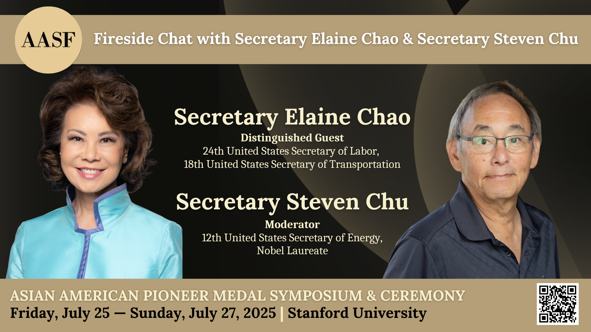 Asian American Pioneer Medal Symposium and Ceremony Ticketing